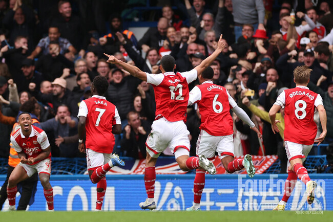 [epl.review] ‘마갈량이스 결승골’ 아스널, 첼시 1-0 제압...7G 무패+선두 탈환!