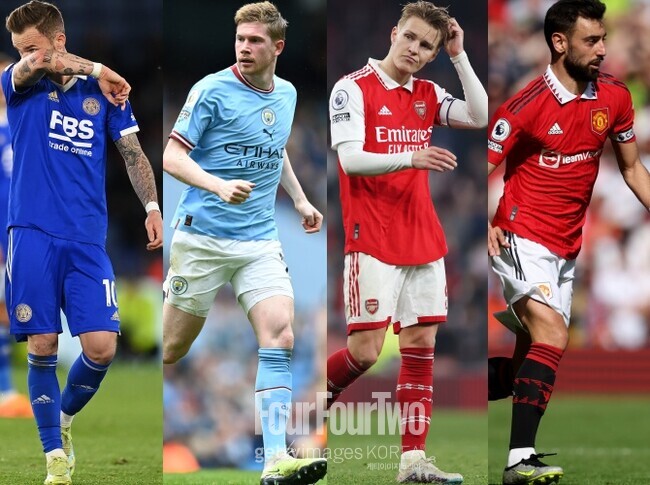 어차피 1위는 KDB?...22-23시즌 EPL 공미 TOP 4