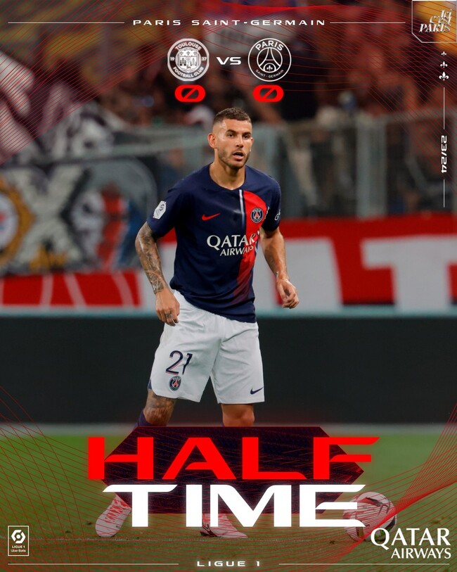 [ligue1.review] 음바페 돌아와도 못 이겼다...'음바페 PK 선제골→PK 헌납 후 실점' PSG, 툴루즈와 1-1 무→이강인은 50분 소화