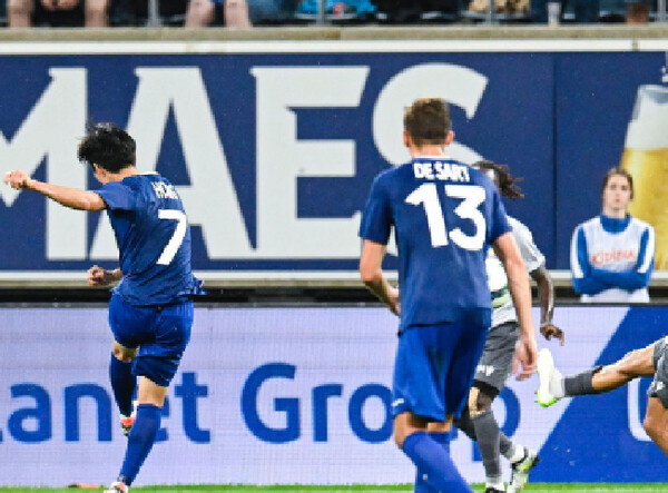 그쪽도 홍선수를 아세요? 홍현석, 환상 발리 골→팀은 UECL PO 1차전 승리