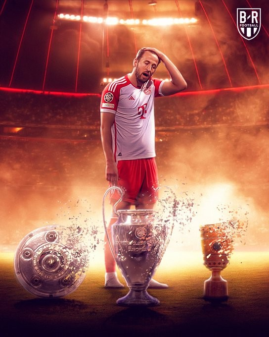 [ucl.told] '챔스+리그+유럽' 득점왕 트레블 가능하면 뭐 하나...케인은 44골 넣어도 '우승컵 0개'