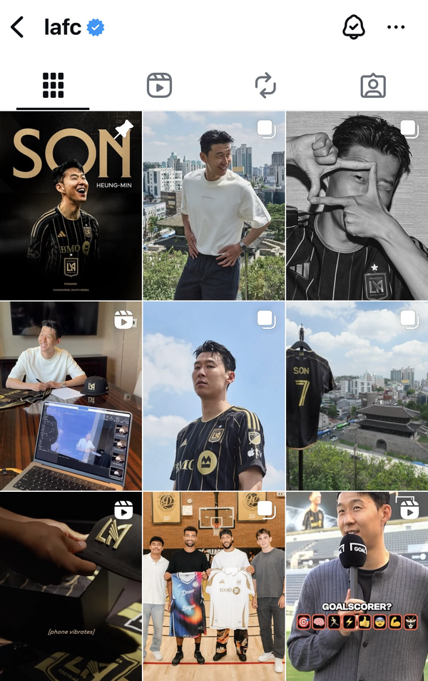 ‘토트넘처럼’ LAFC, 손흥민 폭풍 마케팅 시작…SON 가득한 SNS, 동대문 배경 ‘NO.7’ 유니폼까지