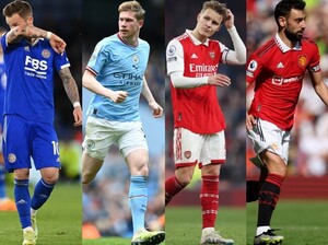 어차피 1위는 KDB?...22-23시즌 EPL 공미 TOP 4